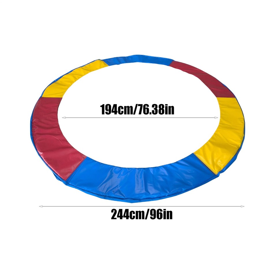 Trampoline Pad Replacement 10 8 6 Foot, Safety Spring Cover Round Frame ...