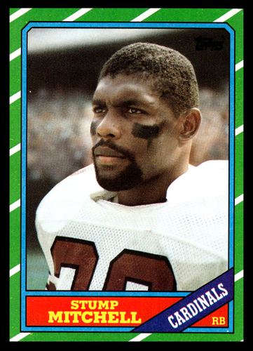 1986 Topps Stump Mitchell #328 St. Louis Cardinals NFL Football Base ...
