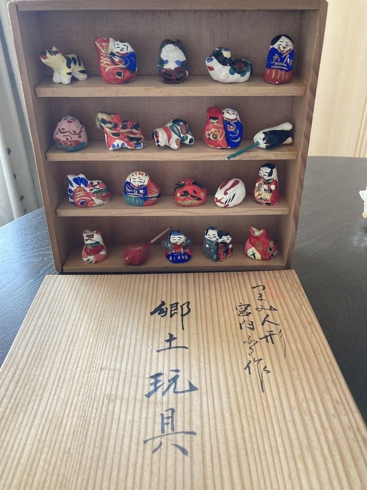 Shikoku Takamatsu Miyauchi Fusa Tsumami Doll Set 4cm Handmade ...