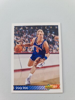 1992-93 Upper Deck Cleveland Cavaliers Basketball Card #212 Craig Ehlo ...