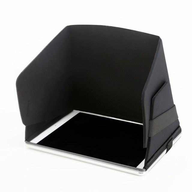 Collapsible Molded iPad Sun Shade and Privacy Hood 2 Air Case Travel ...