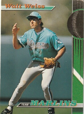 FREE SHIPPING-NRMINT-1993 Topps Stadium Club Florida Marlins Walt Weiss ...