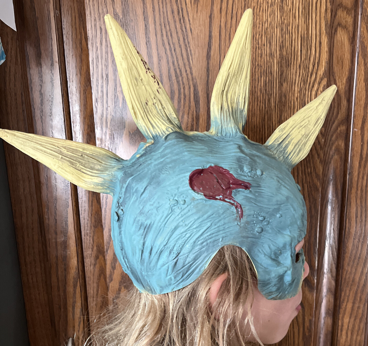 Rubies Costume Co Punk Rocker Zombie Rubber Mask Headpiece Spikes Kids ...