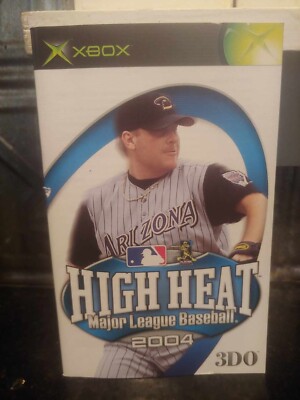 HIGH HEAT Major League Baseball 2004 XBOX Original 3DO Game Instruction ...