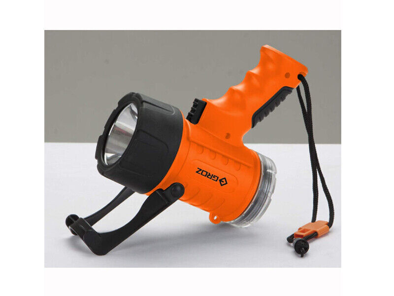 Groz Rechargeable Torch 7W LED with 400m Beam Range | Light and Durable ...