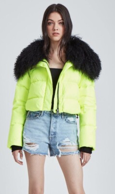 Jocelyn Cropped Puffer - “Outta This World” size XS | eBay