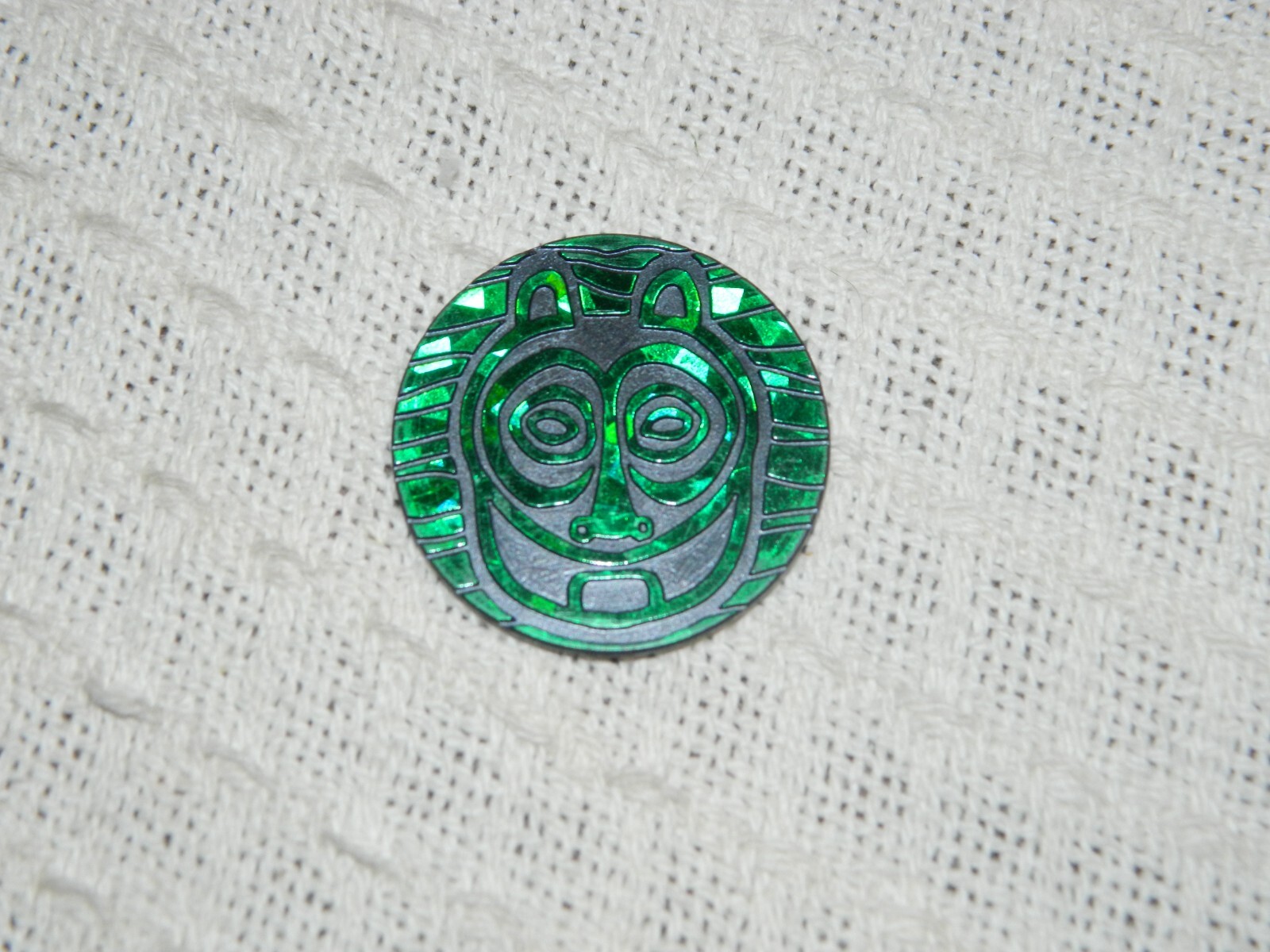 Vintage POG #2 POG Green Kini Masked Panda Plastic Slammer | eBay