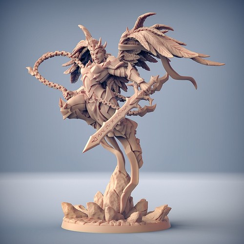 Fallen Angel Malkaya Epic Hero Resin Miniature - Artisan Guild ...