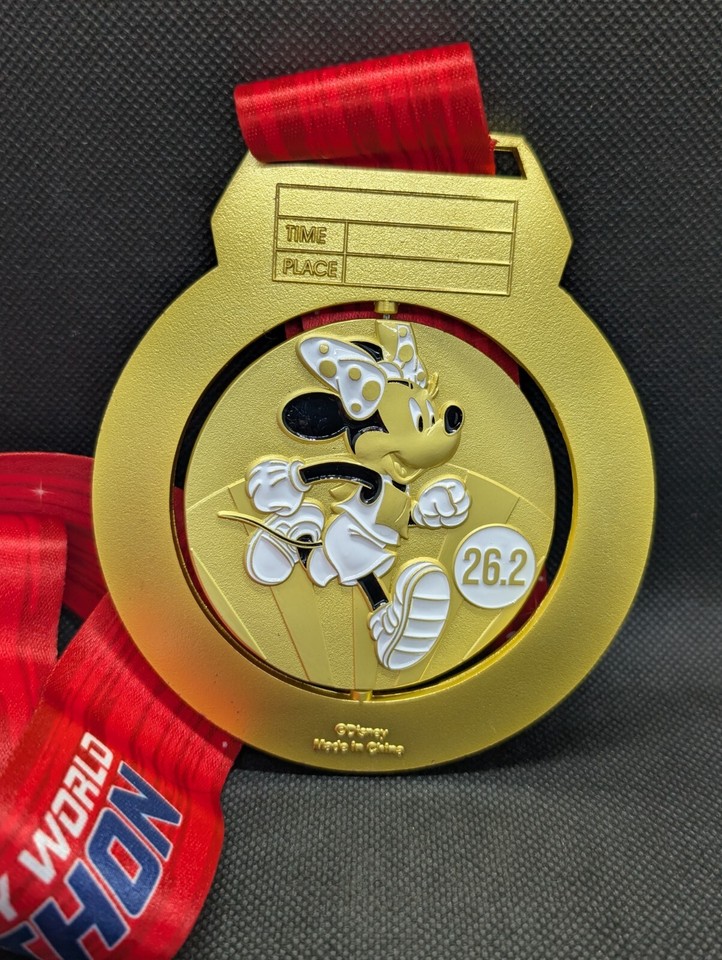2021 Disney Mickey Mouse Minnie Mouse Marathon Medal RunDisney Walt ...