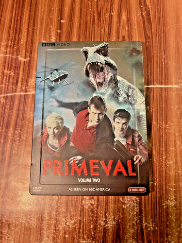 Primeval Volume Two DVD Metal Box Steelbook 3-Disk Set Season 2 BBC ...