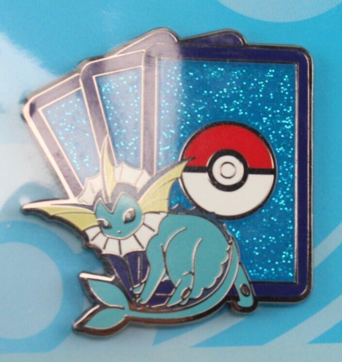 Official Pokemon TCG Play Lab Vaporeon Eevee Pin Naic 2024 Convention ...