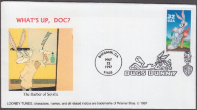 USA # 3137.12 FDC - BUGS BUNNY, WHOSE VOICE was JEWISH ACTOR MEL BLANC ...