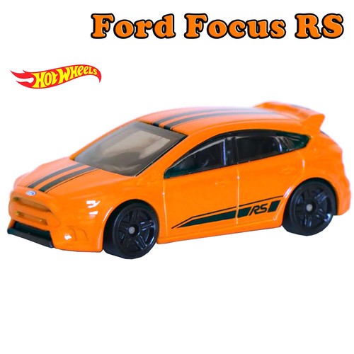 Hot Wheels Orange Ford Focus RS HW Hatchbacks Kids Model Diecast Toy ...