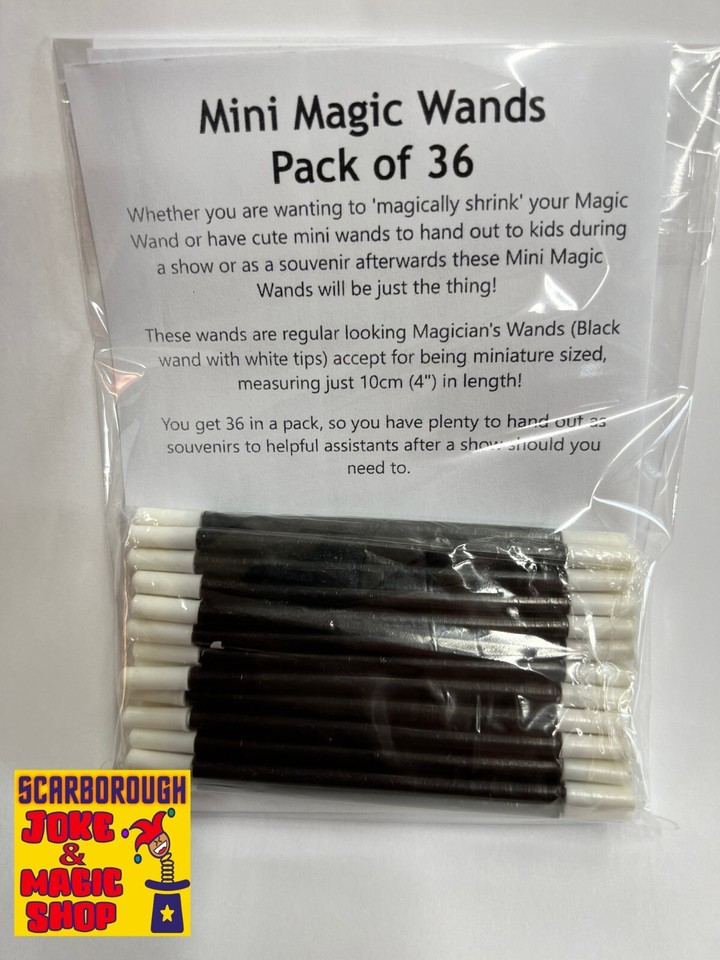 Mini Magic Wands~PACK OF 36~Pocket Size Close Up wand~Magician Trick ...