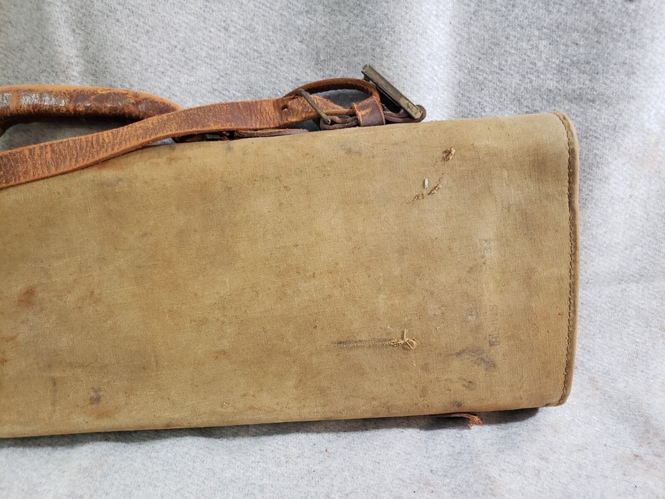 Vintage canvas shotgun hard case | eBay