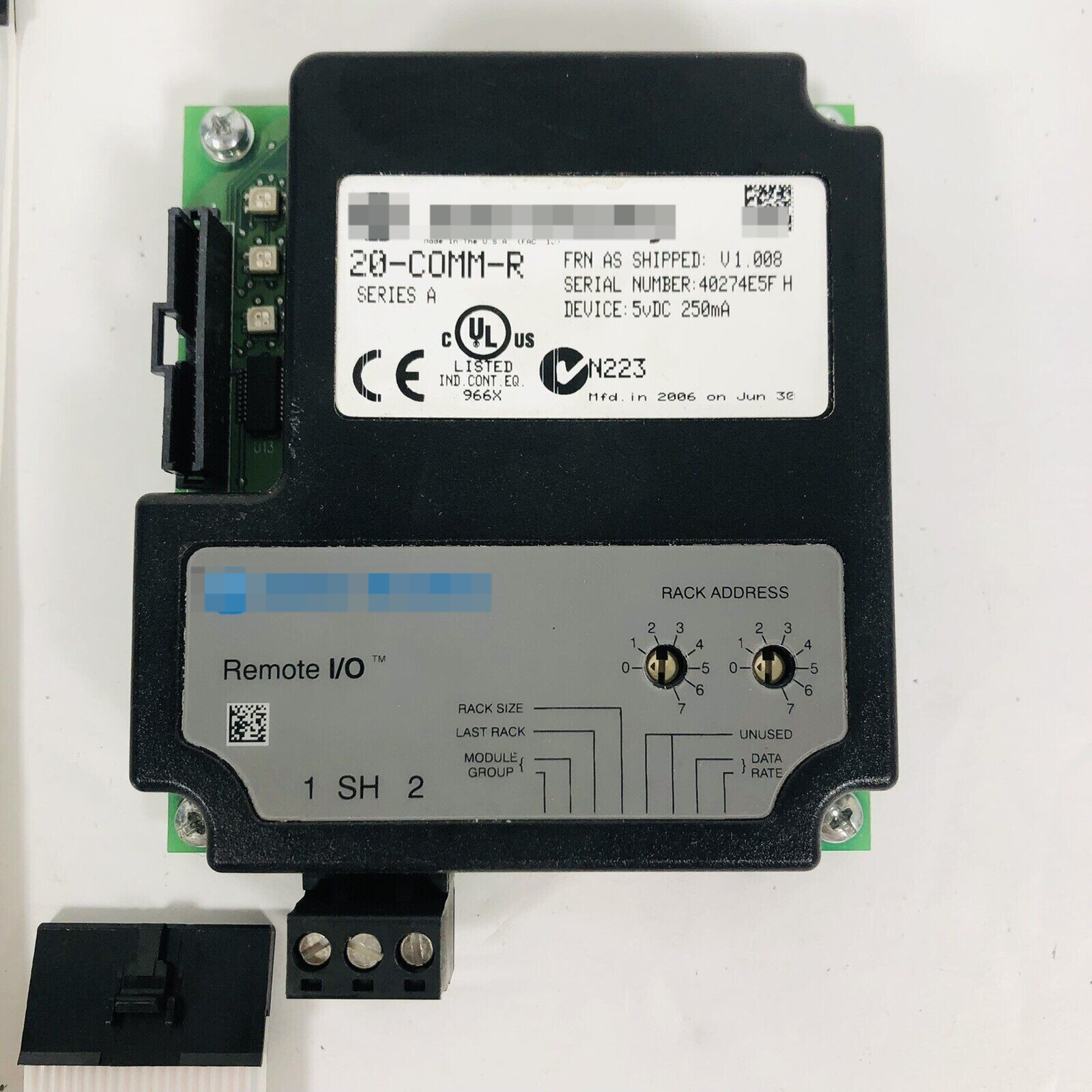 20-COMM-R /A PowerFlex Remote I/O Communication Adapter | eBay