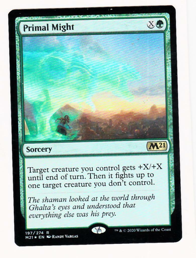 MTG: M21: Foil: Primal Might | eBay