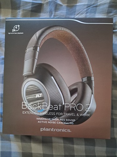 Plantronics Backbeat PRO 2 Wireless Noise Canceling Headphones - Black, Brown | eBay