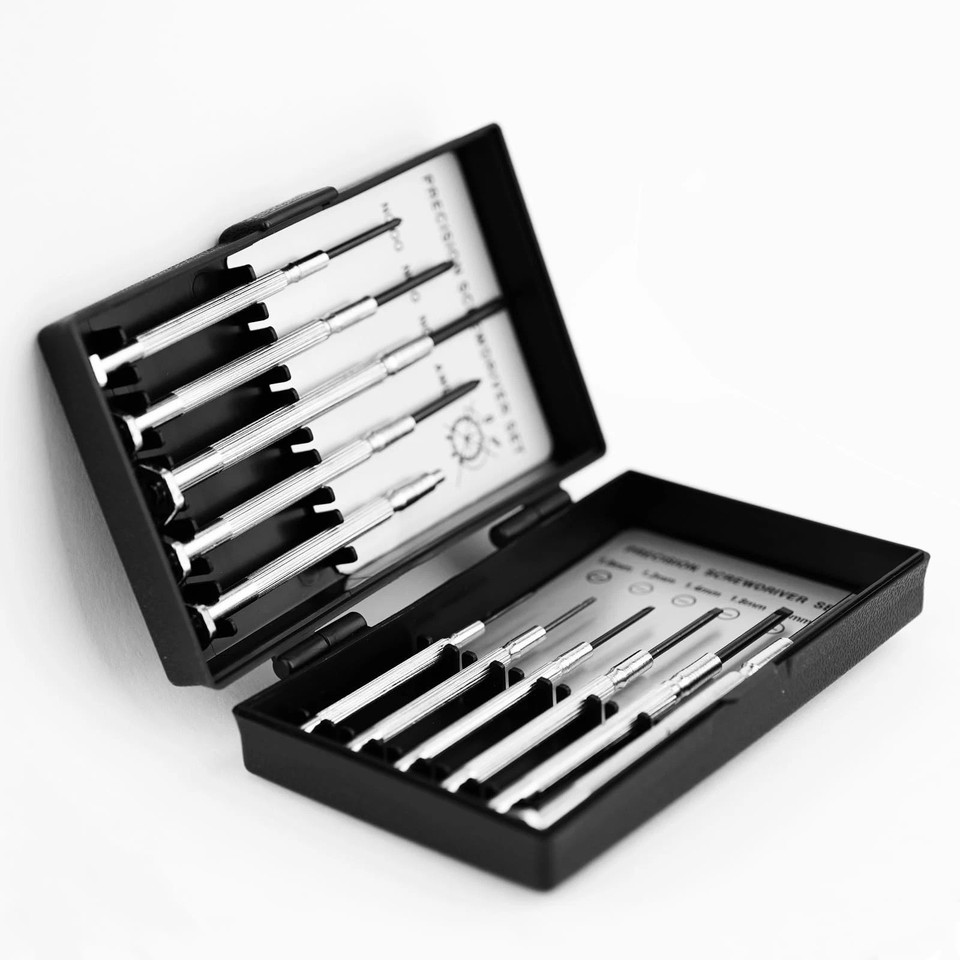 11pc Small Precision Screwdriver Set Mini 6 Sizes Flat Philips for ...