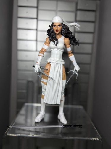 Marvel Legends 6" Elektra Hasbro Daredevil 3 Pack White Costume Loose ...