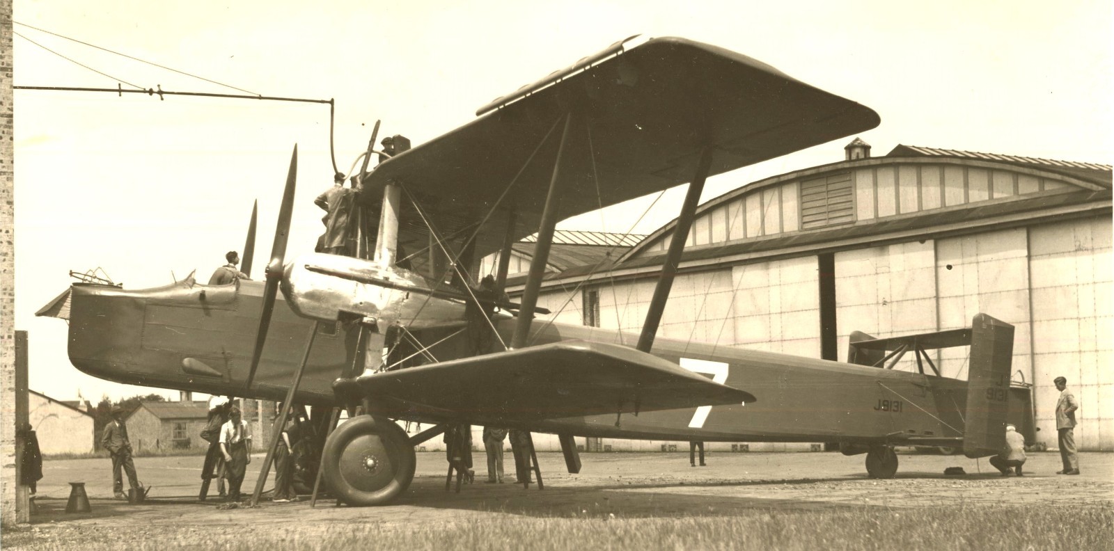 LARGE, RARE & FINE PHOTOGRAPH OF THE ONE AND ONLY VICKERS VANOX BOMBER ...