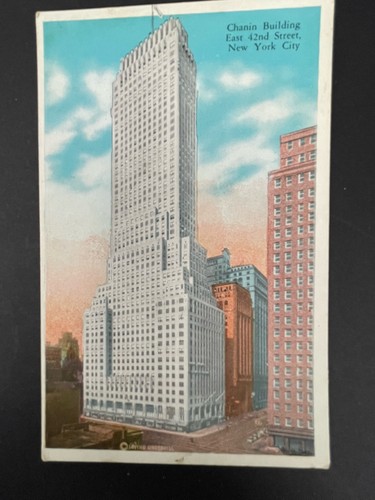 Old Postcard - Chanin Building, New York City | eBay