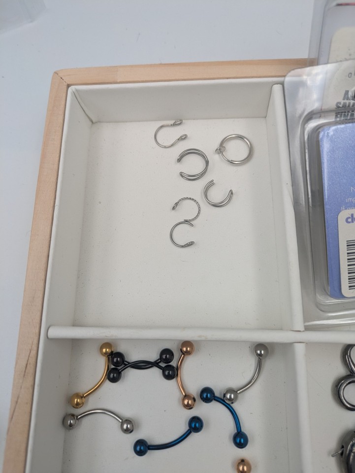 Assorted Mix Body Jewelry Lot- Belly Rings, Curved Barbells & More ...