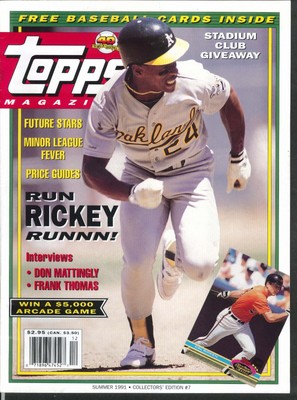 TOPPS #7 Rickey Henderson David McCarty Don Mattingly Frank Thomas ...