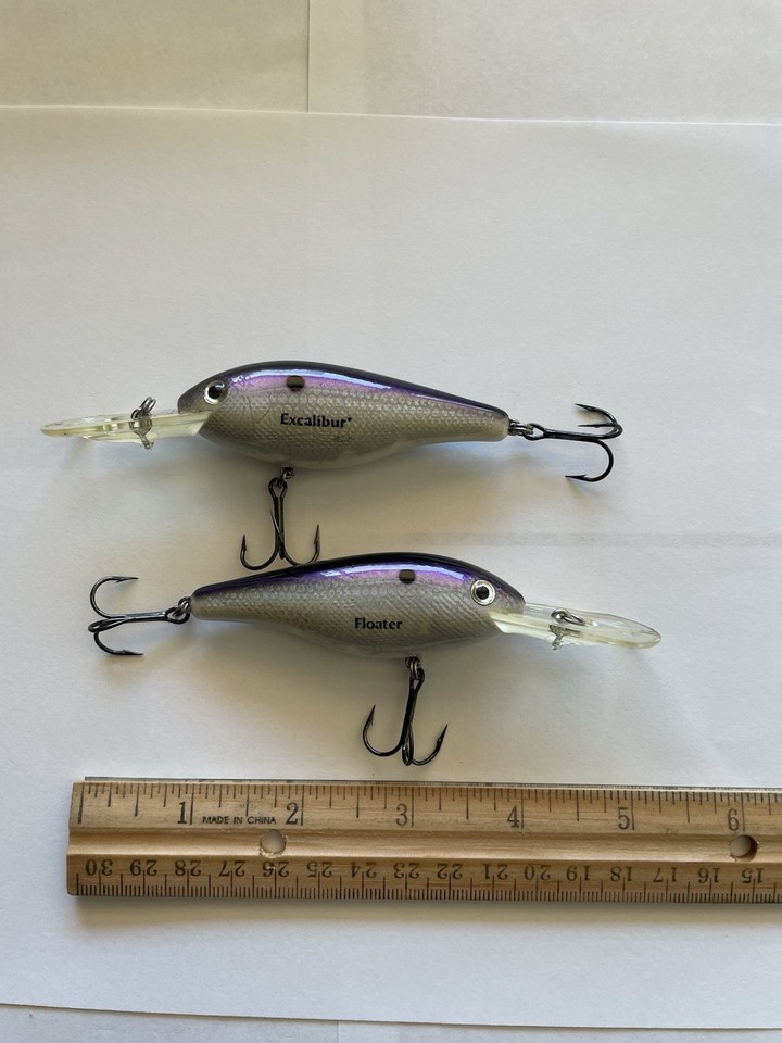Lot of 12 Bill Dance Excalibur & Rebel Fishing Lures Used Good ...