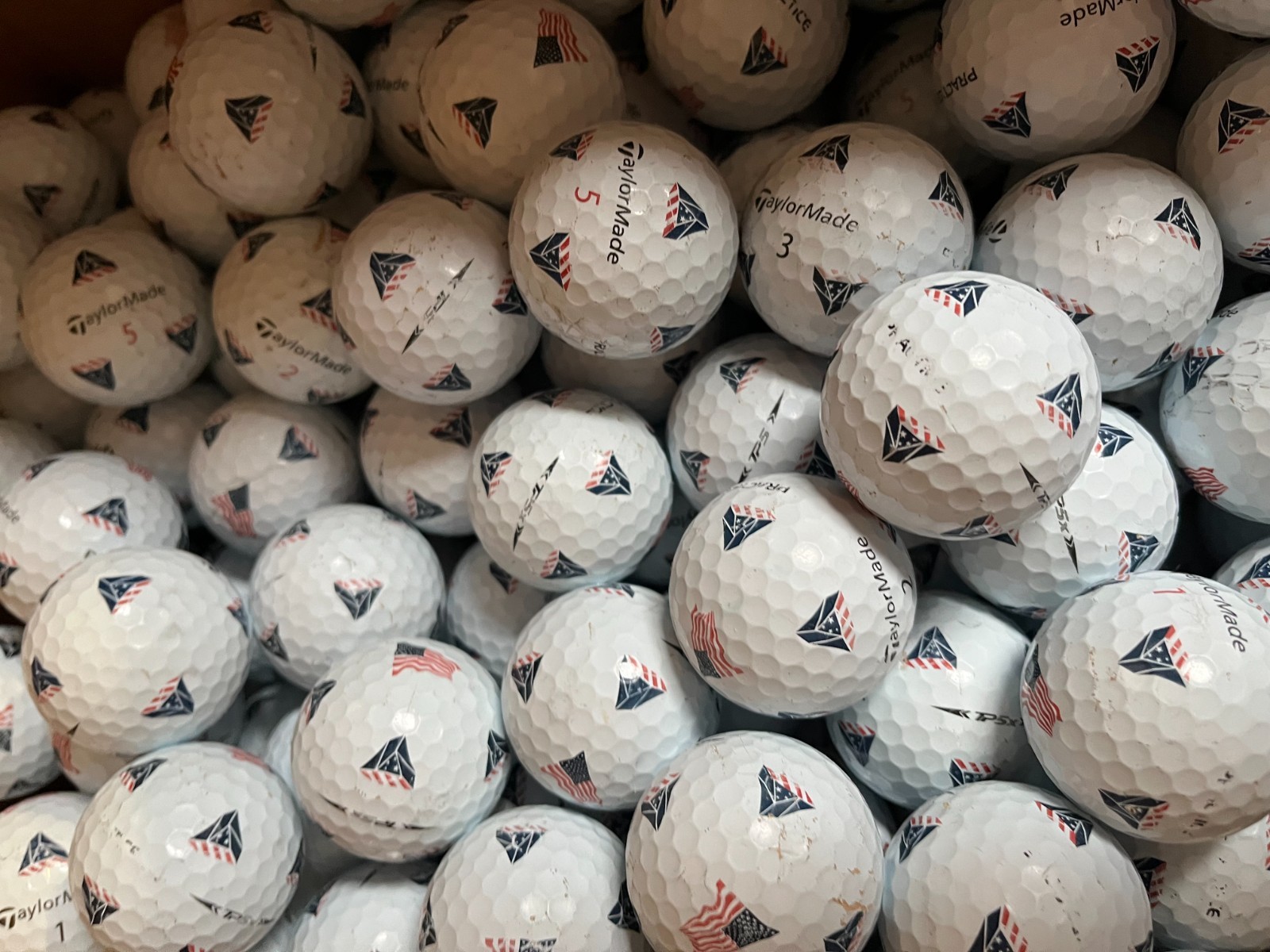40 A B GRADE TAYLORMADE TP5 TP5X PIX PRACTICE STAMP LAKE GOLF BALLS ...