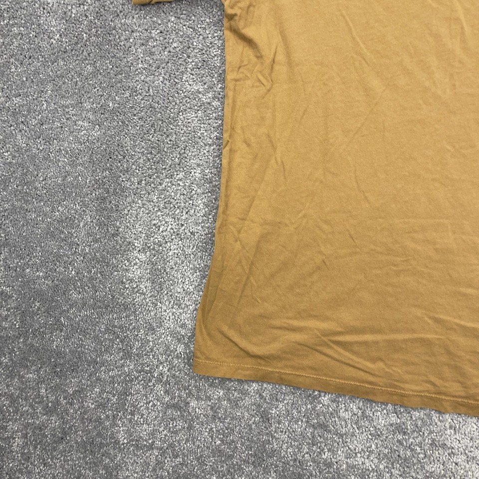 Mollusk Shirt Mens Extra Large Yellow Crew Neck Realize Tee Short ...