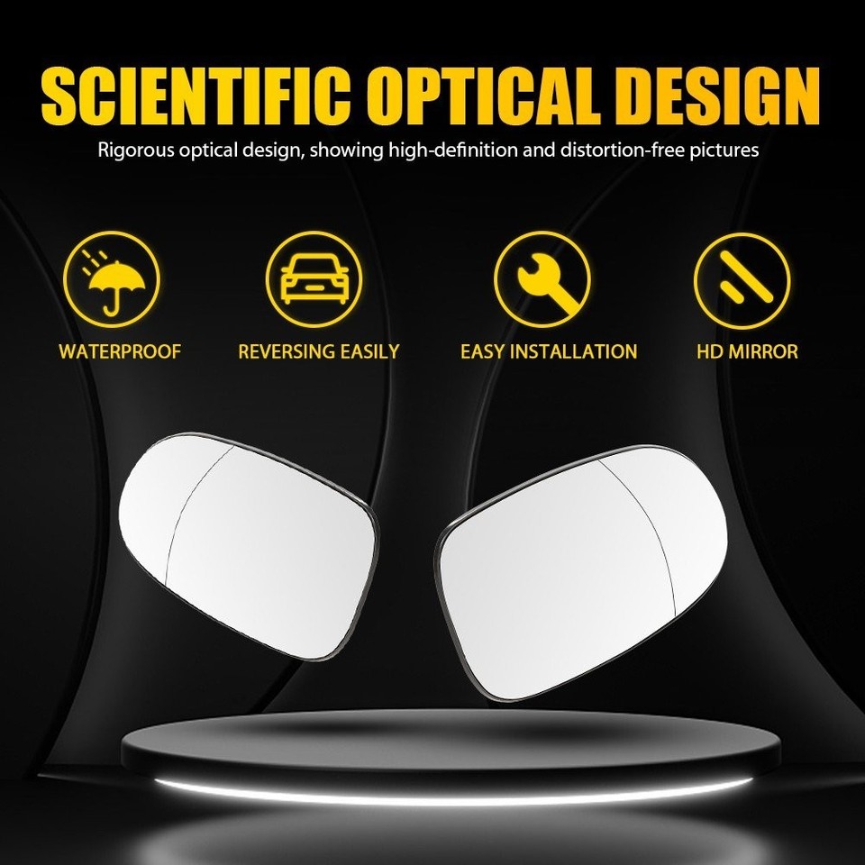 Side View Glass Mirror For 2003-2004 Mercedes Benz SL500 Base with ...