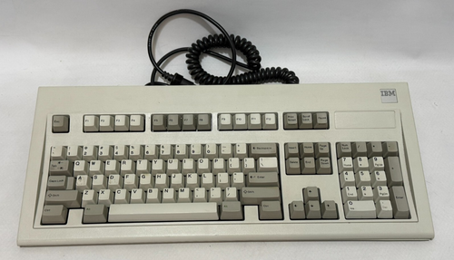 Vintage IBM P/N 1390120 Model M Jan 87 Clicky Computer Keyboard w/ Cord ...