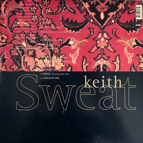 Keith Sweat / Keith Sweat 1996 US Original LP Vinyl Elektra Traci Hale ...