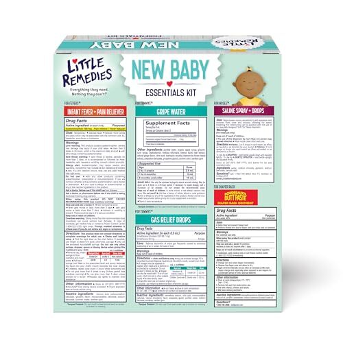 , New Baby Essentials Kit, 6 Newborn Essentials, Saline Nasal Spray ...