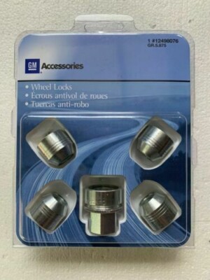 GM Buick Cadillac Chevy GMC Wheel Lock Kit W/O External Thread 12498076 ...