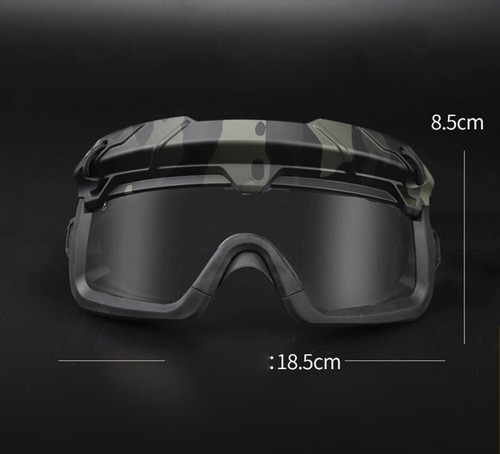 Tactical Airsoft Goggles Windproof Anti Fog CS Combat Eye Protection ...