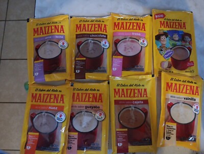8 X MAIZENA ATOLE 8 SABORES DIFERENTES CORN STARCH BEVERANGE | eBay