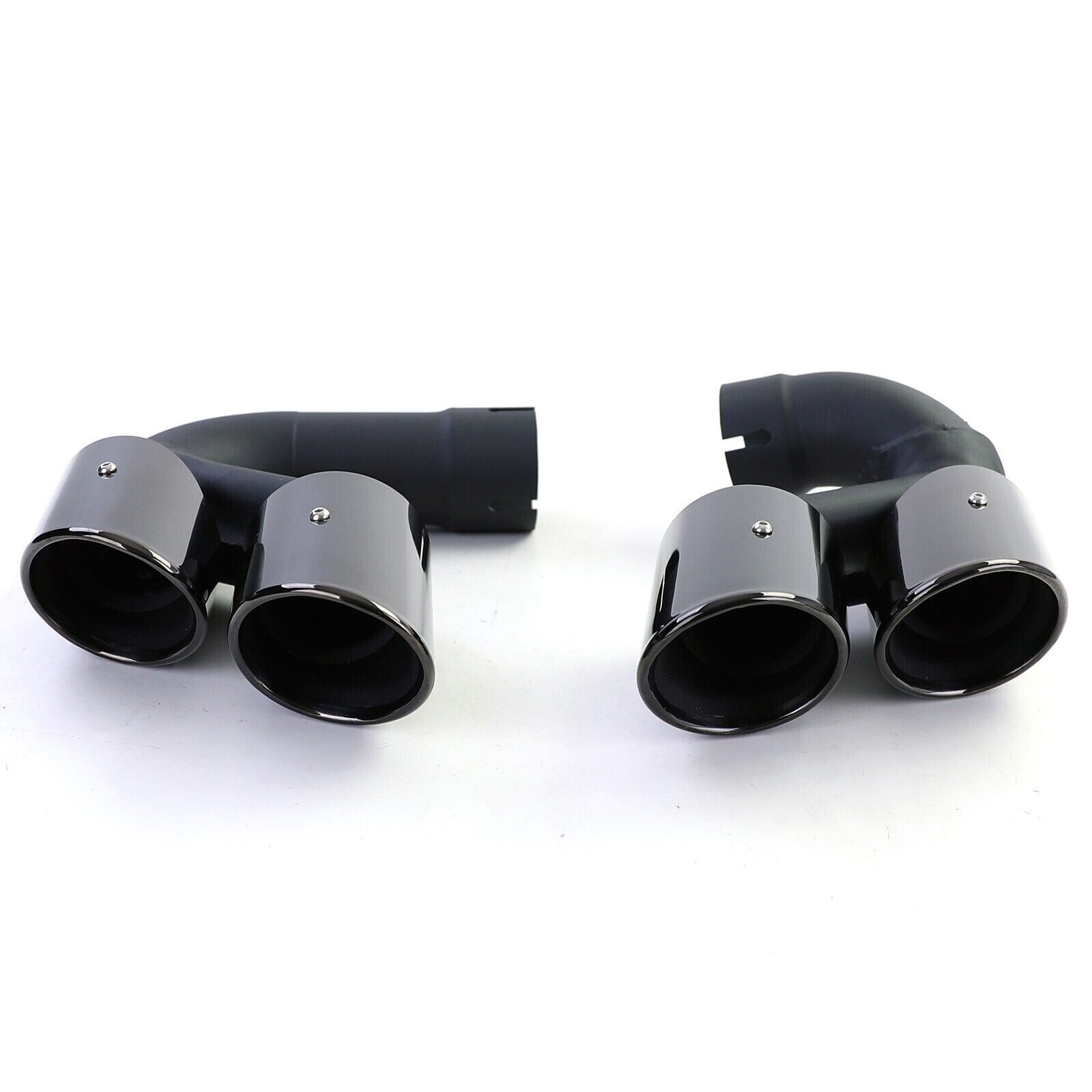 BMW X5 G05 X6 G06 X7 G07 40i Gloss Black Exhaust Tail Pipe Trims Tips