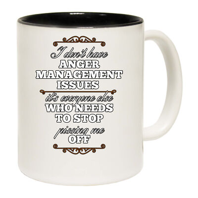 Anger Management Issues - Funny Mugs Novelty Coffee Mug | eBay