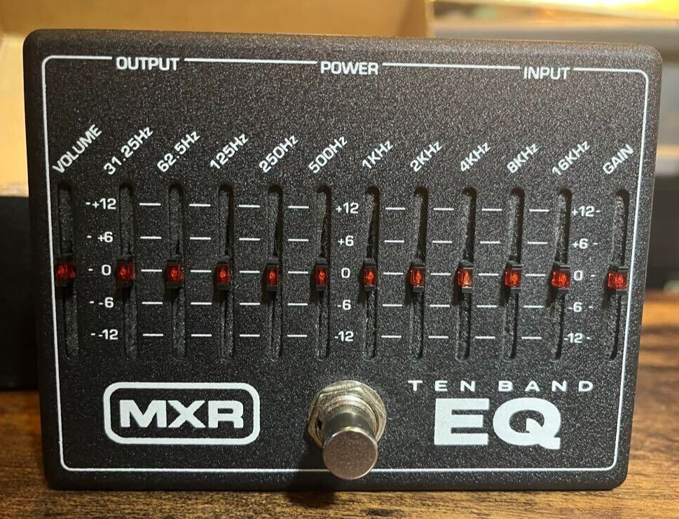 MXR M108 10 Band Equalizer Ten Band EQ Used Tested From Japan w/ AC ...