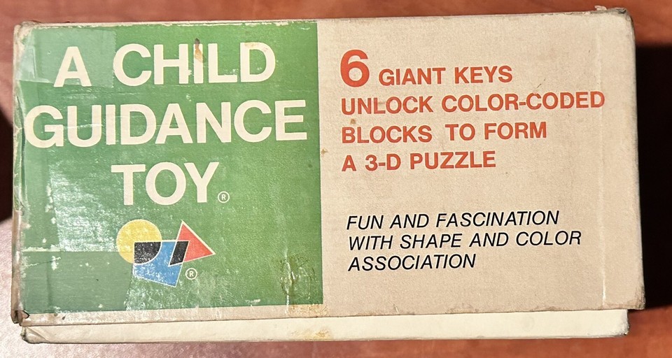 Vintage Keys of Learning Game A Child Guidance Toy Complete In Box Used ...