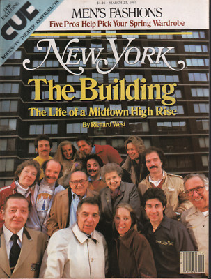 New York Cue Magazine March 23 1981 Sam Gilliam Michael Melford ...