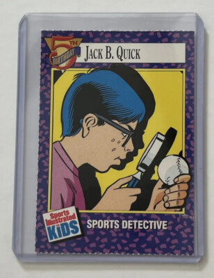 JACK B. QUICK 1994 Sports Illustrated Si Kids Sifk cartoon 5th ...