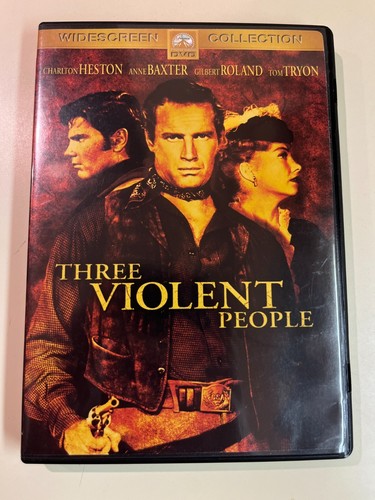 Three Violent People DVD, Charlton Heston, Anne Baxter, Tom Tryon, 1957 ...