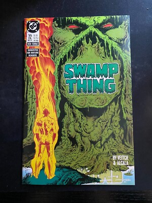 Swamp Thing #72 Iconic cover!! CRISPY COPY!! (DC Comics 1988) | eBay
