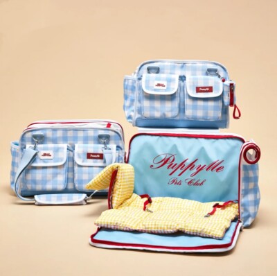 Small Dog Bag Carrier Fancy Tote Colorful Carry-On Pet Yorkie ...
