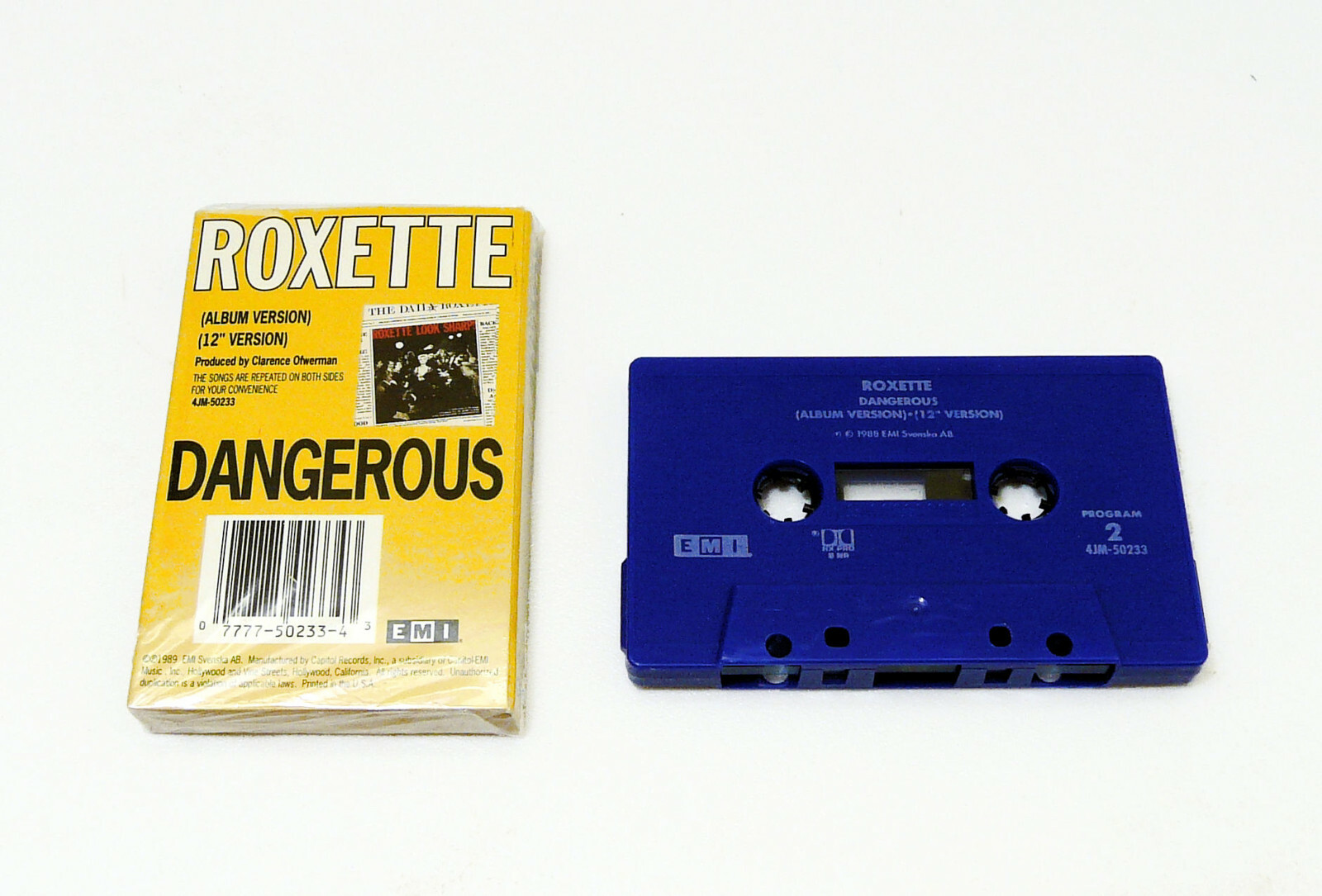 Cassette Single Dangerous Roxette 1989 | eBay