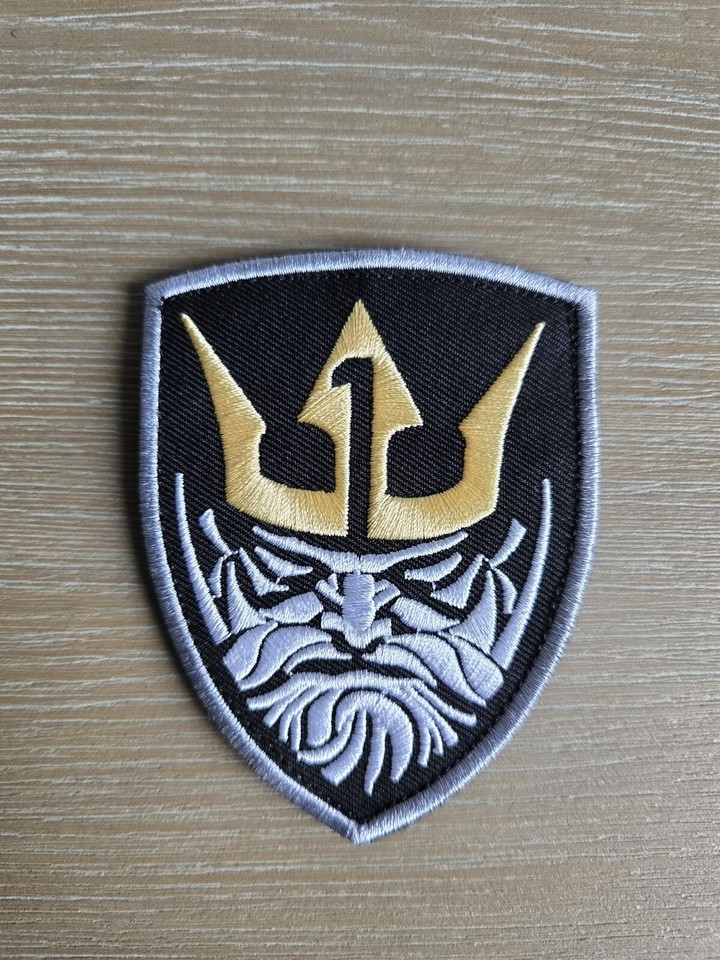 MEDAL OF HONOR KING NEPTUNE MOH AFO B&W+Y TACTICAL HOOK EMBROIDERY ...