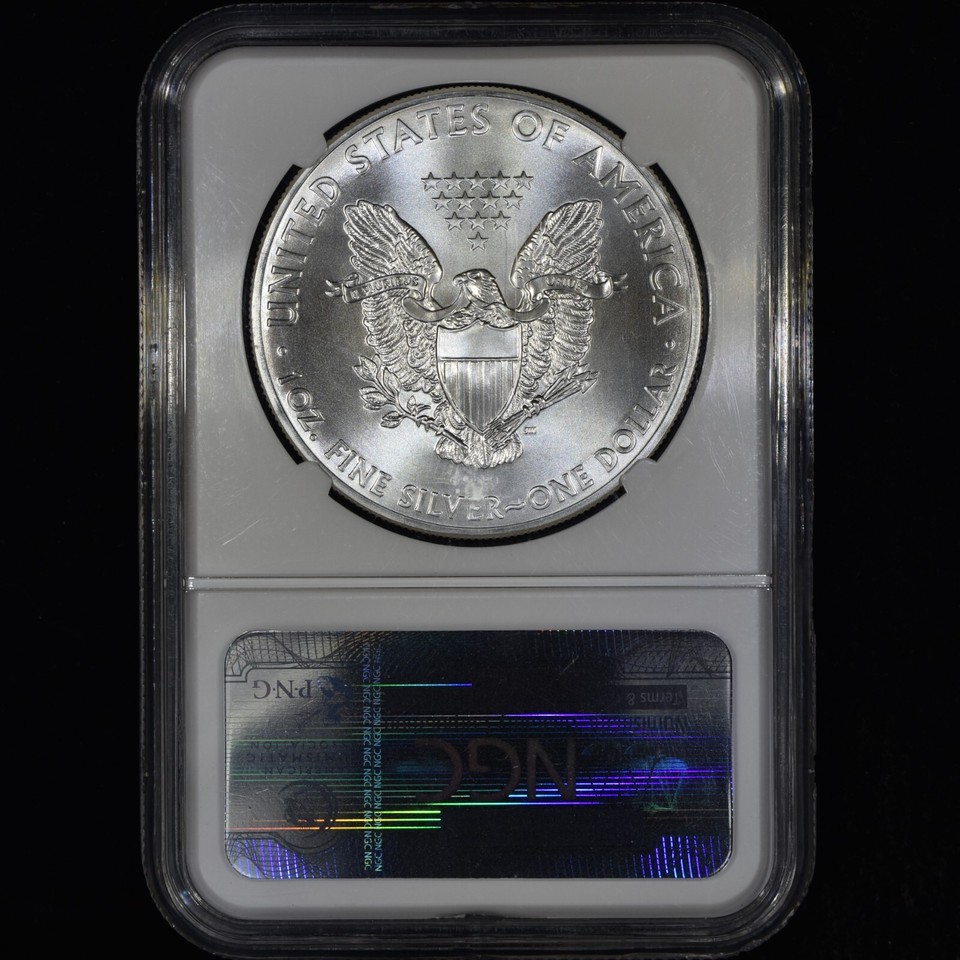 2013 (W) $1 SILVER AMERICAN EAGLE NGC MS-70 COIN FIRST RELEASES FR ...